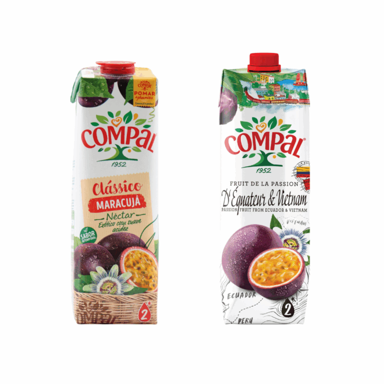 Compal Passion Fruit Nectar 1 L - Portugese Producten